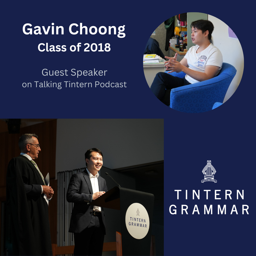Gavin Choong Class of 2018 - Global Youth Spokesperson | Tintern Grammar