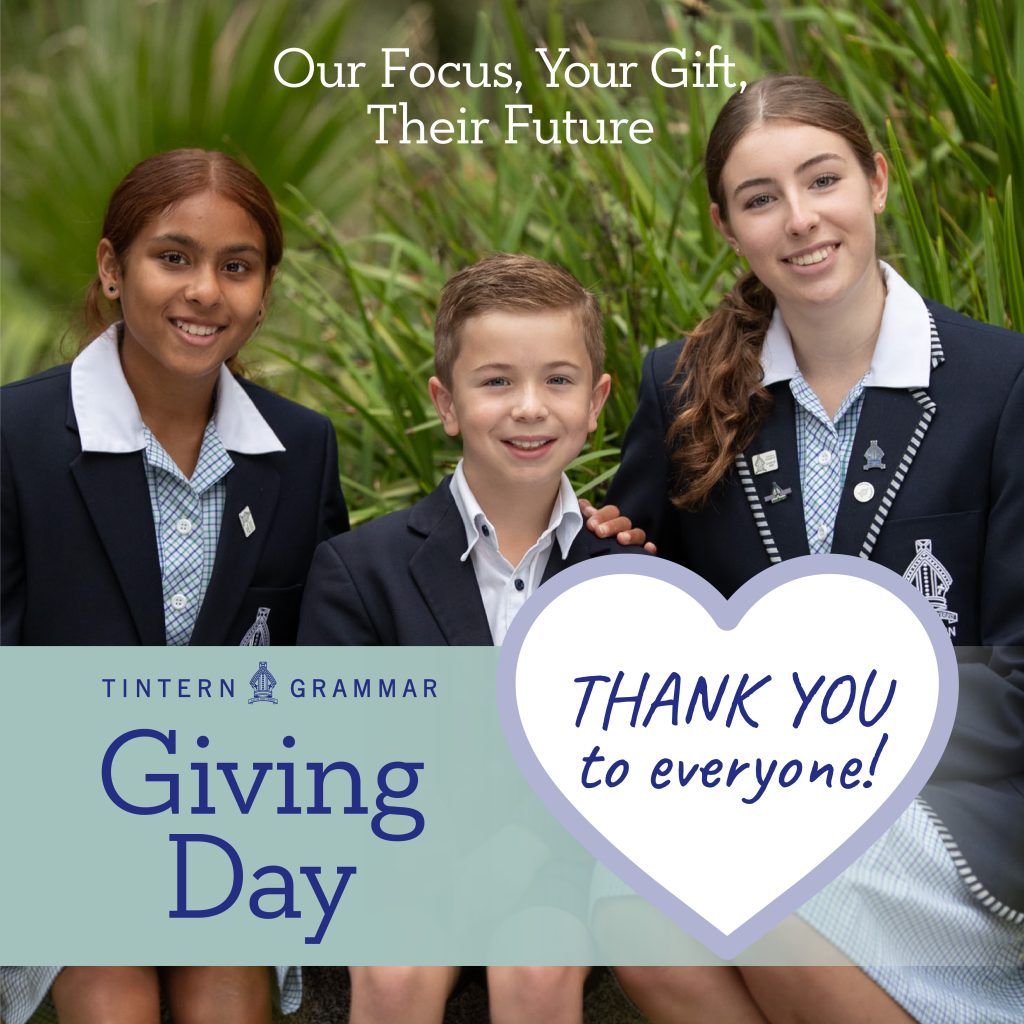 Giving | Tintern Grammar